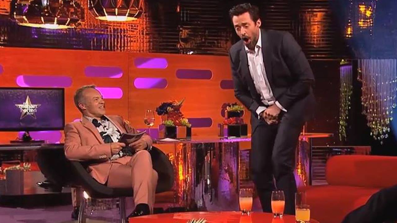 Hugh Jackman Nearly Chops Off His Penis The Graham Norton Show Hugh 8861
