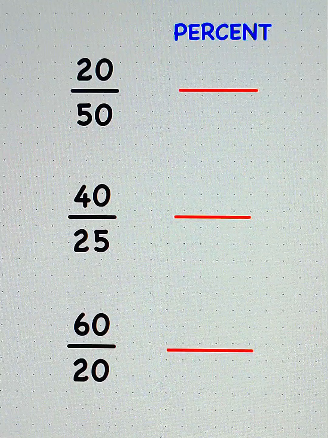 Converting Fractions to Percent Hacks! | Math Tricks Tutorial | Facebook