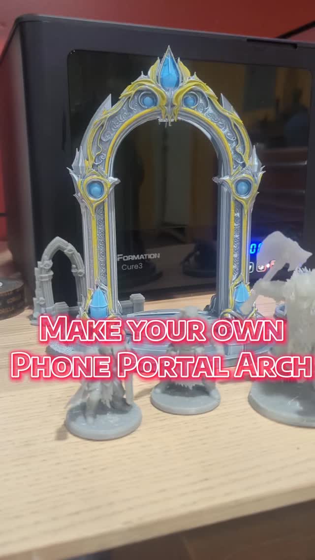 Make your own phone portal arch #3dprinting | Nikko.Industries | Facebook