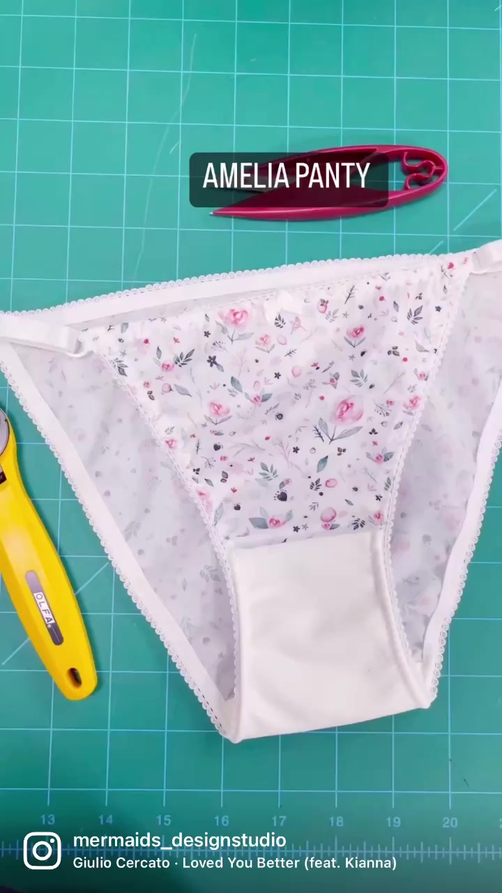Making Amelia Panty Superb Easy Skill Level ใครๆ ก็ตัดเย็บชุดชั้นใน