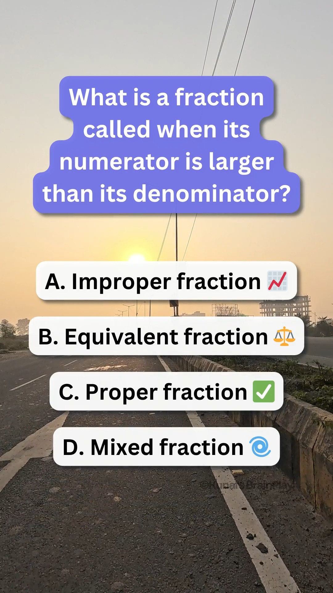 Whats a fraction with a larger top than bottom? 🤓 #BrainTeaser #Search ...