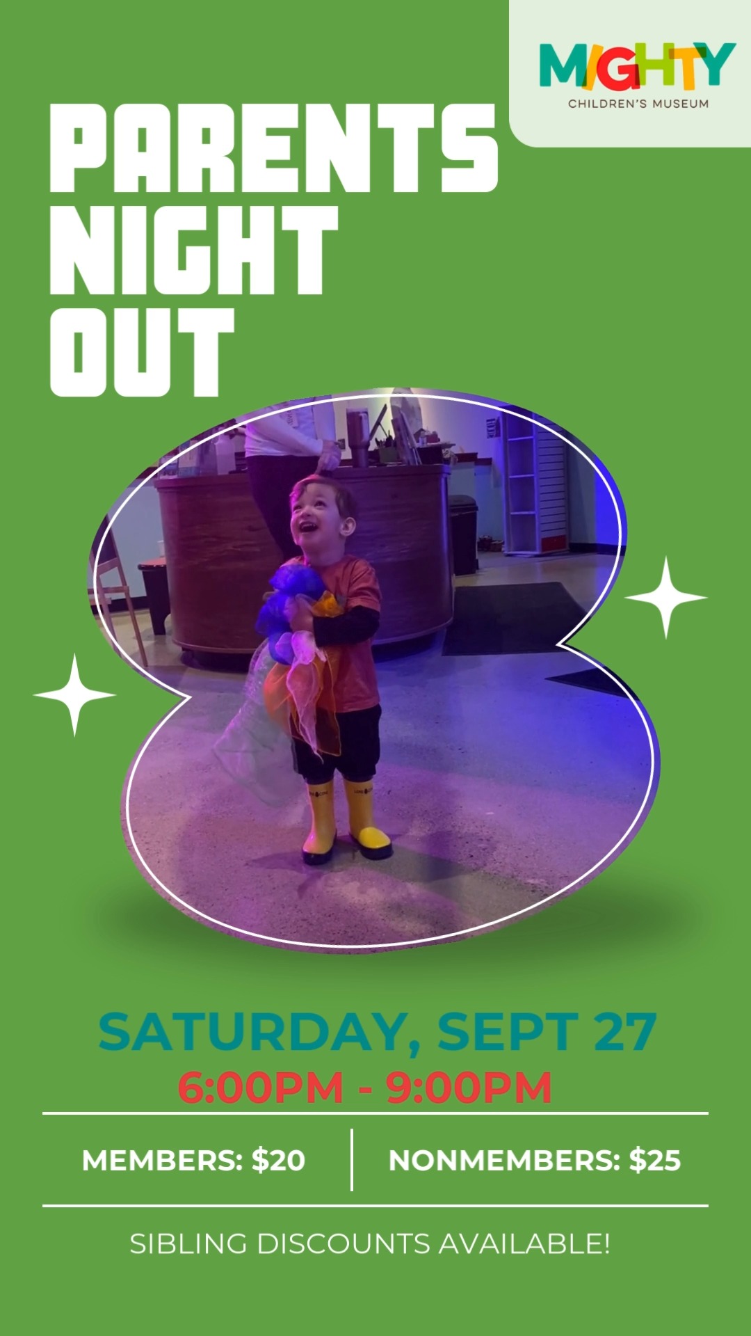 Parent's Night Out is BACK! In need of a night out? Join us Saturday ...