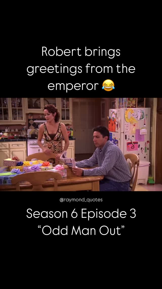 A Sweet Moment 🥰😂 Everybodylovesraymond Raymondquotes Season 6 4222