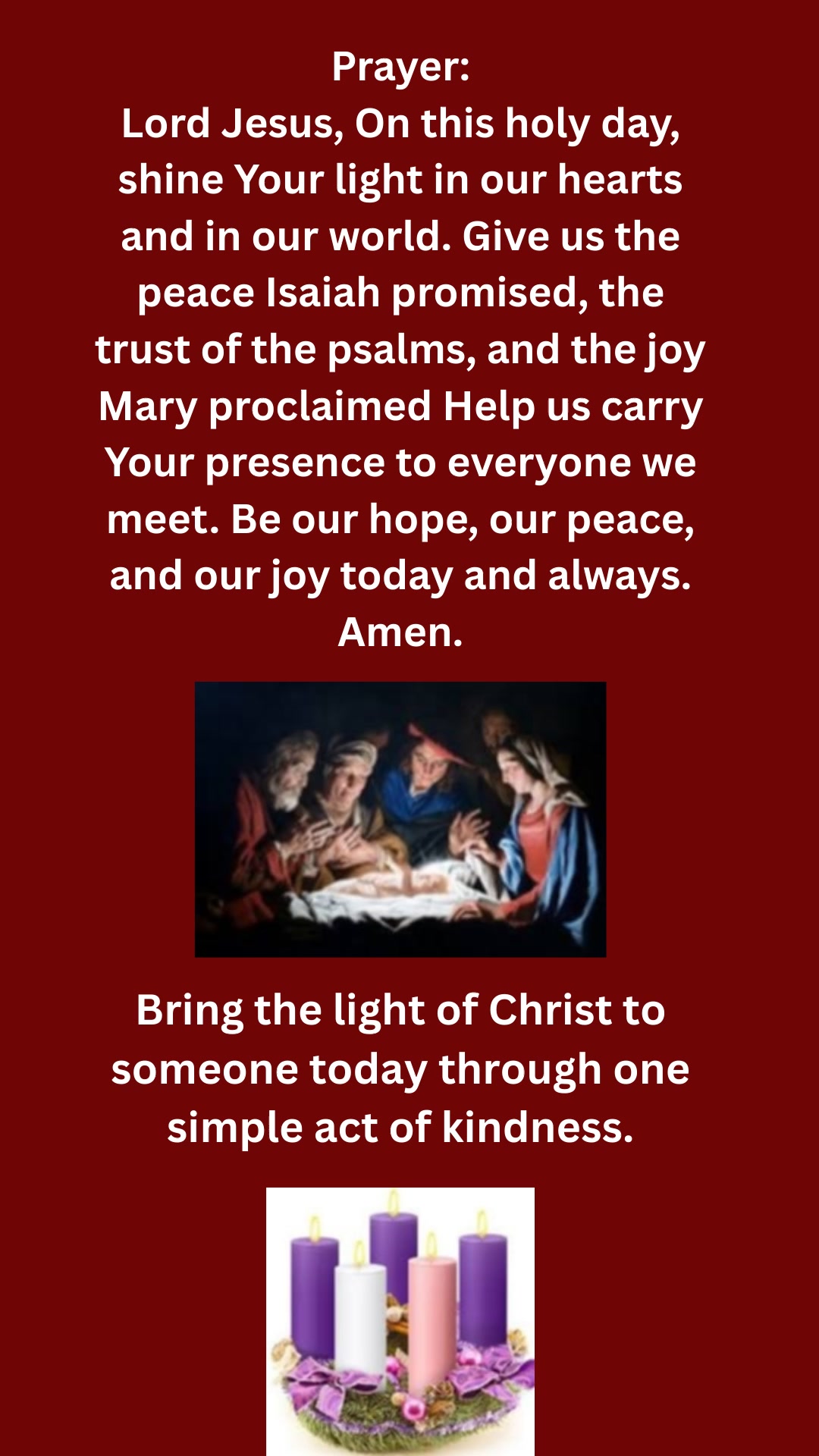The Nativity of the Lord Daily Devotional # December 25, 2025 ...