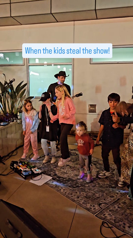 All the kids were having a blast with us today at the ...