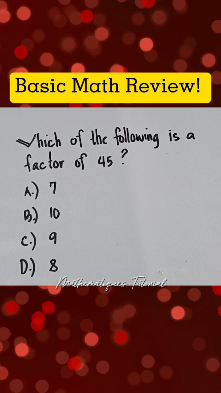Basic Math Review!!! #mathematiquestutorial #sharingiscaring # ...