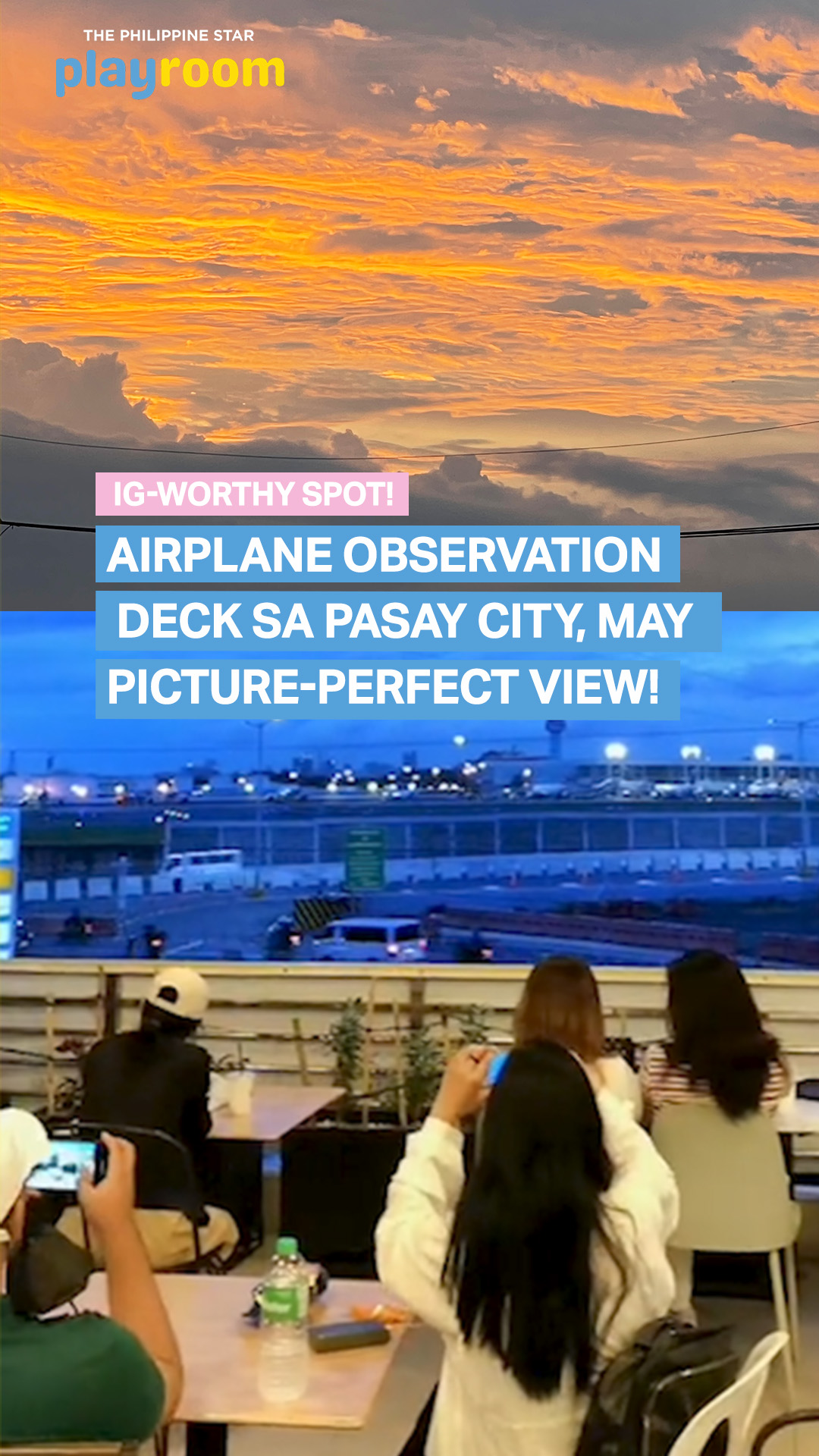 Airplane Observation Deck Sa Pasay City May Picture Perfect View Philstarplayroom Looking