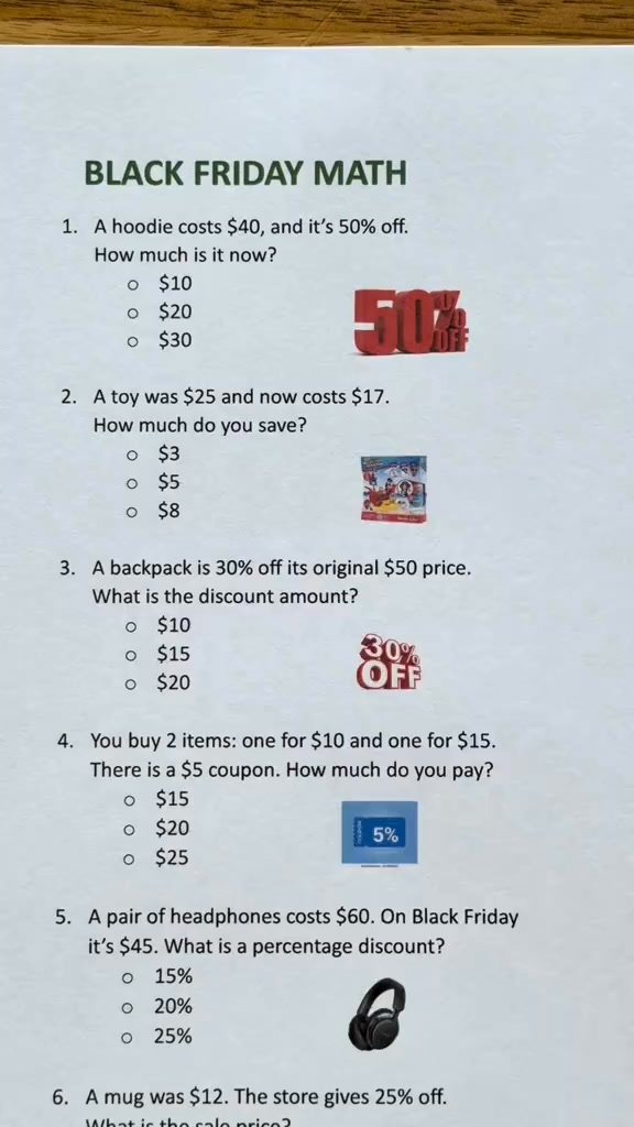 If you can’t solve these, maybe skip Black Friday this year 👀🛒 # ...