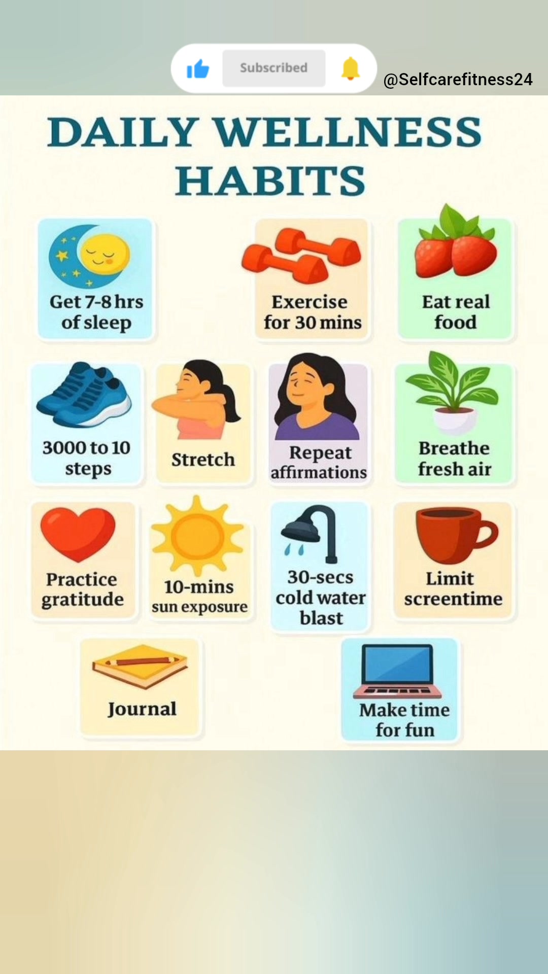 Daily wellness habits are the foundation of a healthy and balanced life ...