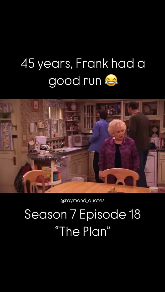 A Sweet Moment 🥰😂 Everybodylovesraymond Raymondquotes Season 6 8031
