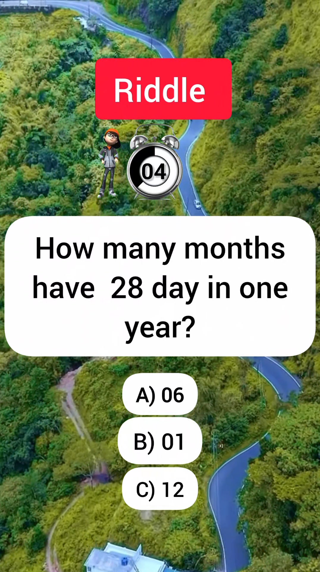 How many months have 28 day? #Riddle #Puzzle | Riddle Rush 2.0 | Facebook