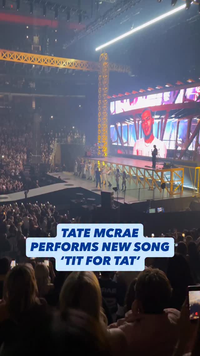 Tate Mcrae Performed Her New Song Tit For Tat” Tonight In Detroit😍💙