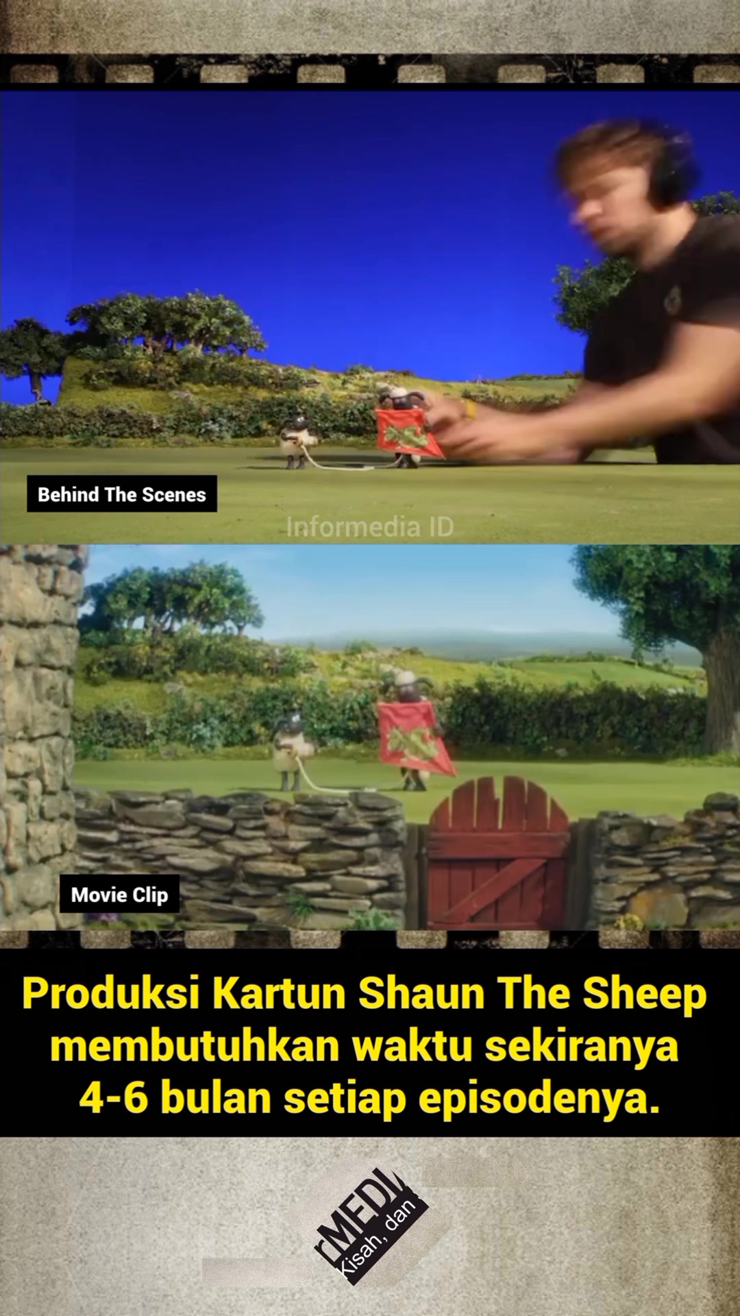 Film Shaun The Sheep dibuat dengan teknik Stop-Motion, animasi yang ...