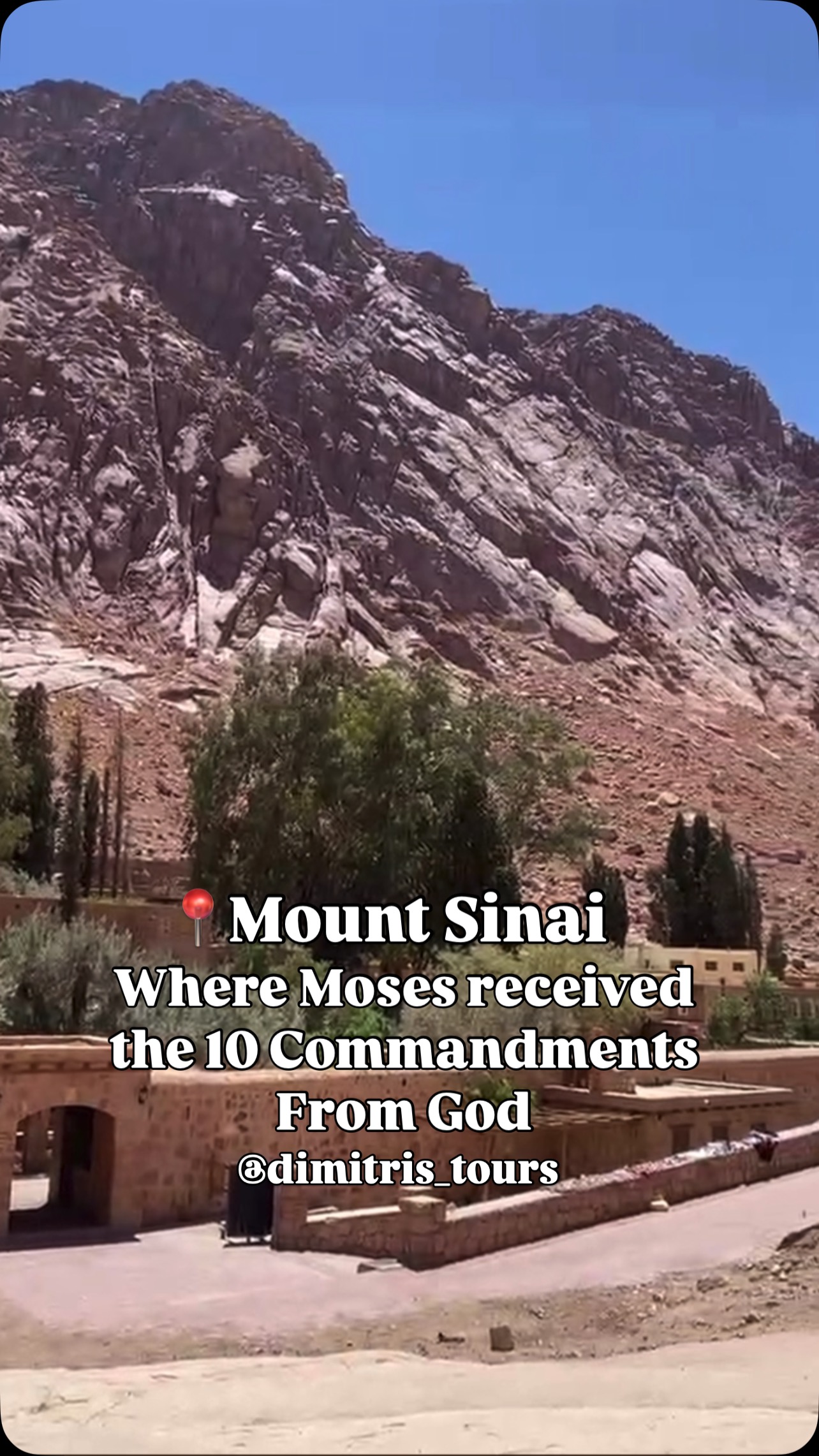 Mount Sinai, located in the Sinai Peninsula, is traditionally revered ...