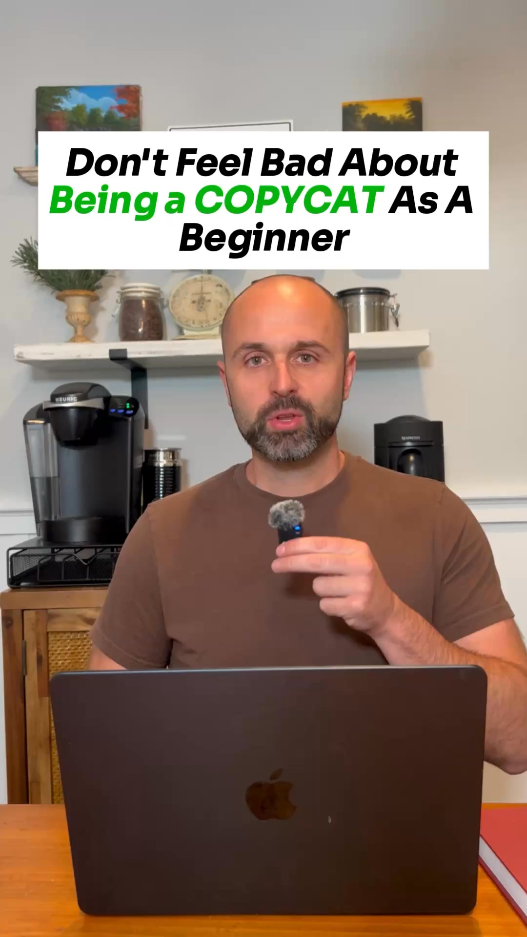 Don't feel bad about being a COPYCAT as a beginner! 🎯 When I first ...