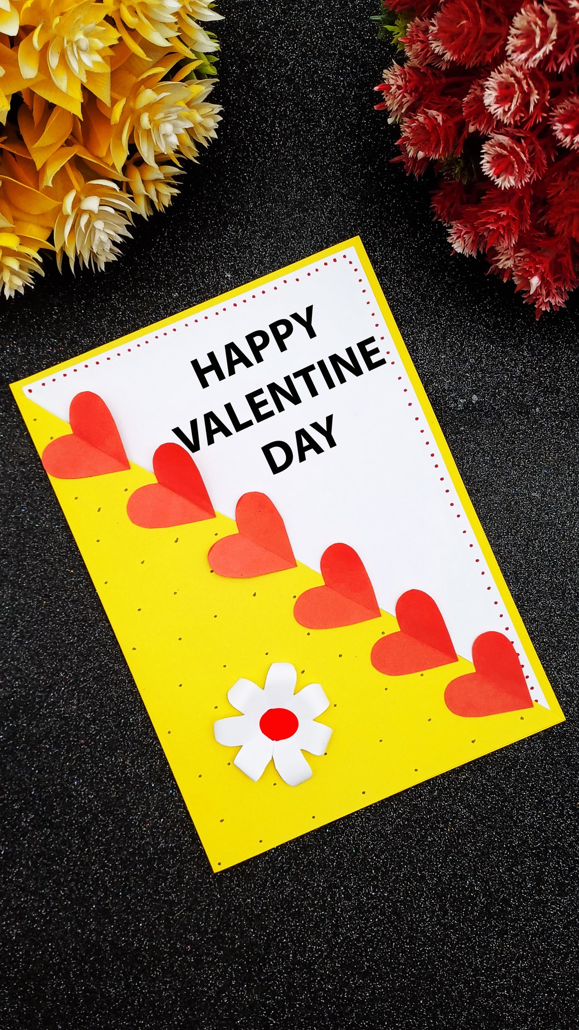 How To Make Valentine Day Easy Paper Card - DIY Valentine's Day ...