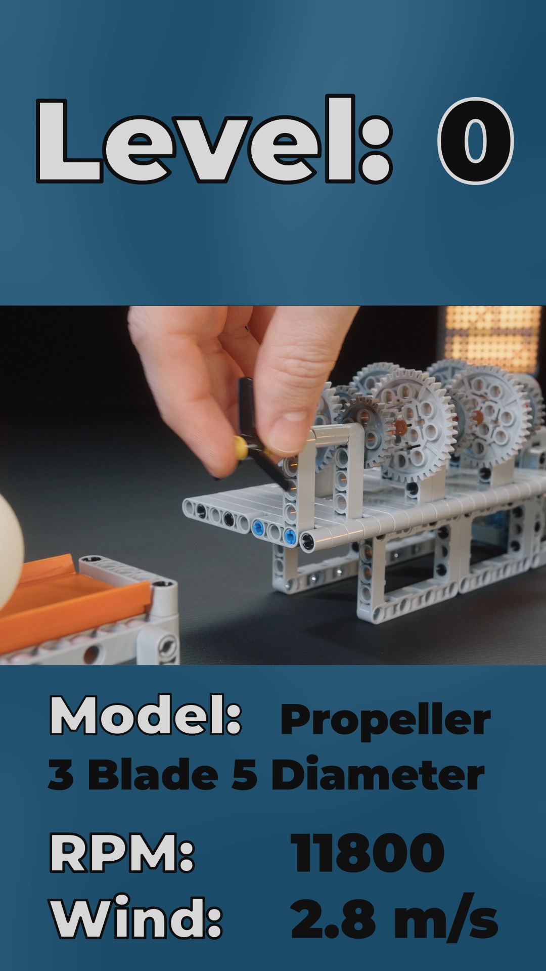 LEGO Propellers Challenge #mechanics #gears #experiment #LEGO # ...