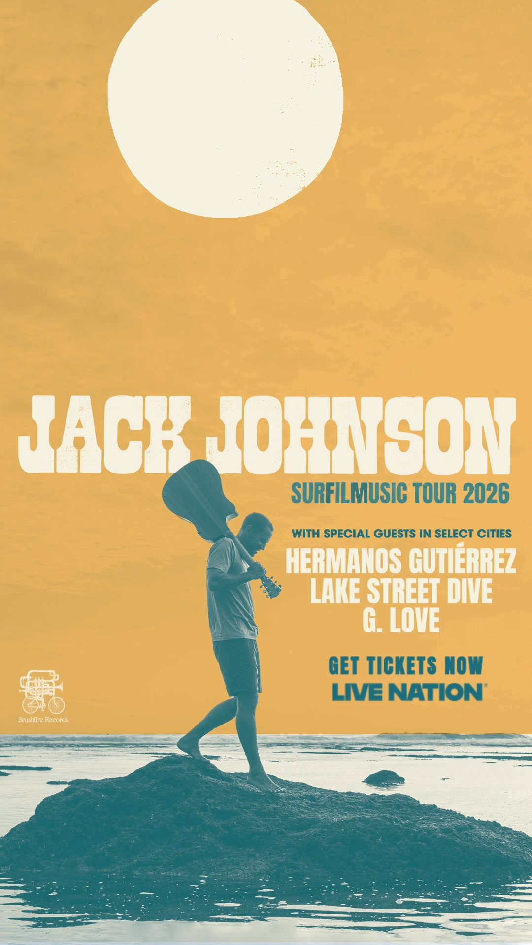 Surfs Up 🏄🎥🎵 Tickets Are On Sale Now For Jack Johnsons Surfilmusic