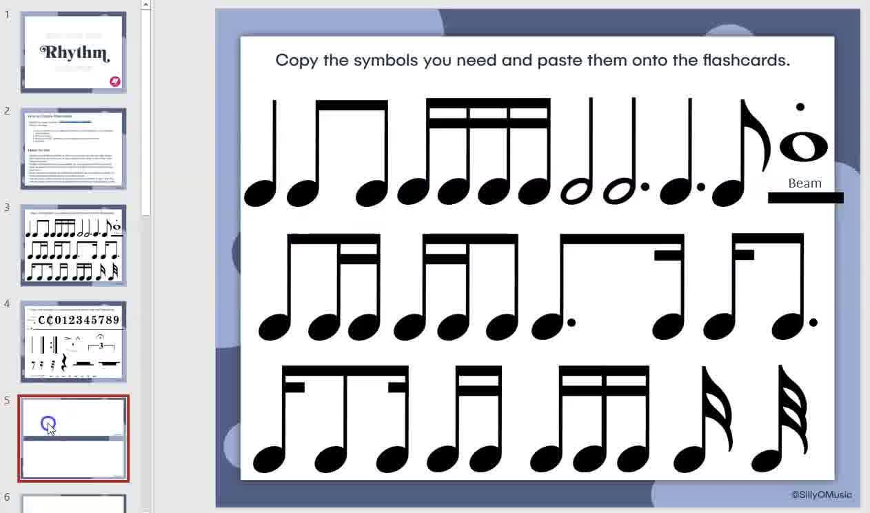 The Rhythm Version of Build Your Own Music Flashcards is now available ...