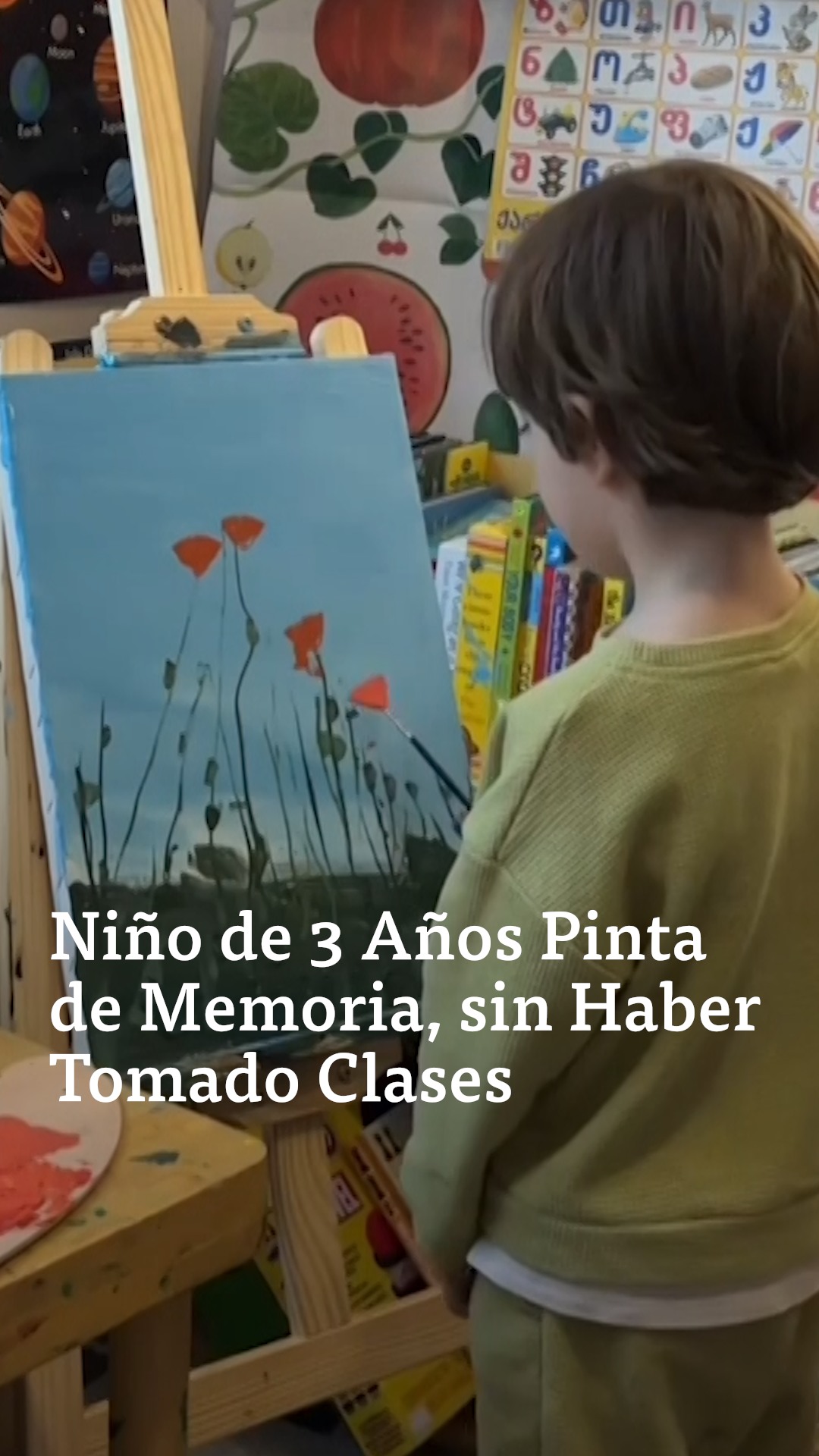 Jamás ha tomado clases de arte ni su familia es experta; sin embargo ...