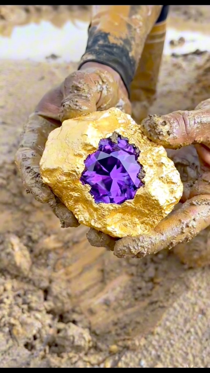 The process of finding gold | finding gold in bedrock fragments ...