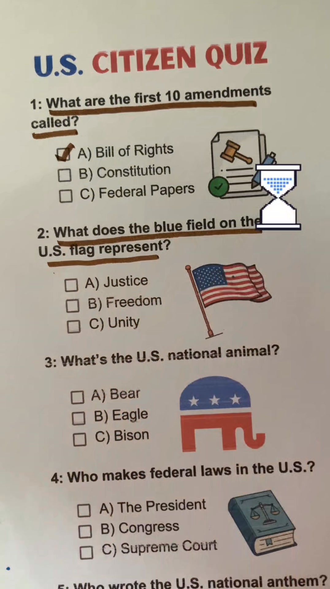 U. S CITIZEN QUIZ #QuizChallenge #quiz #quizmaster #viralvideo #foryou ...