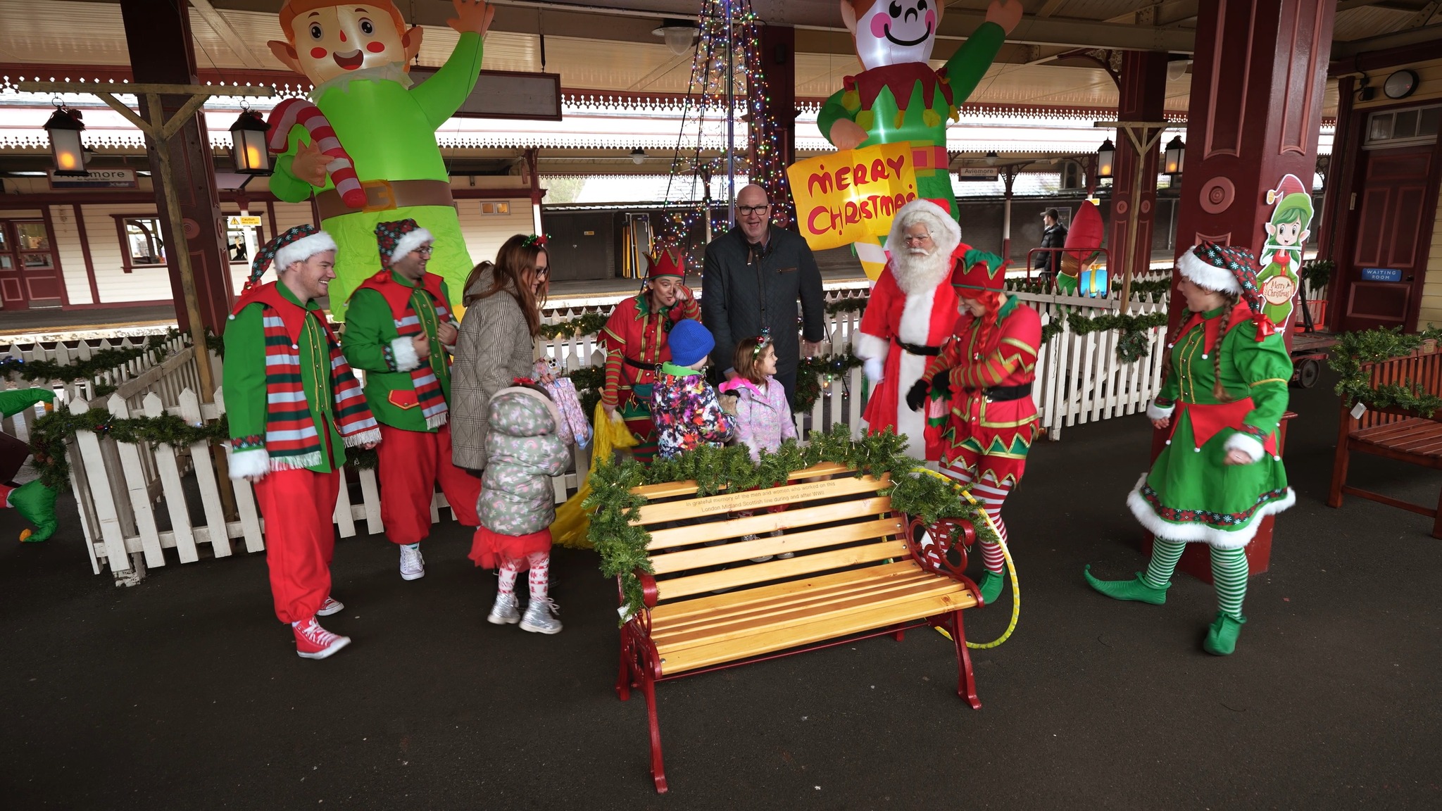 🎅 All aboard The Elf Express! A steam* train filled with festive magic ...