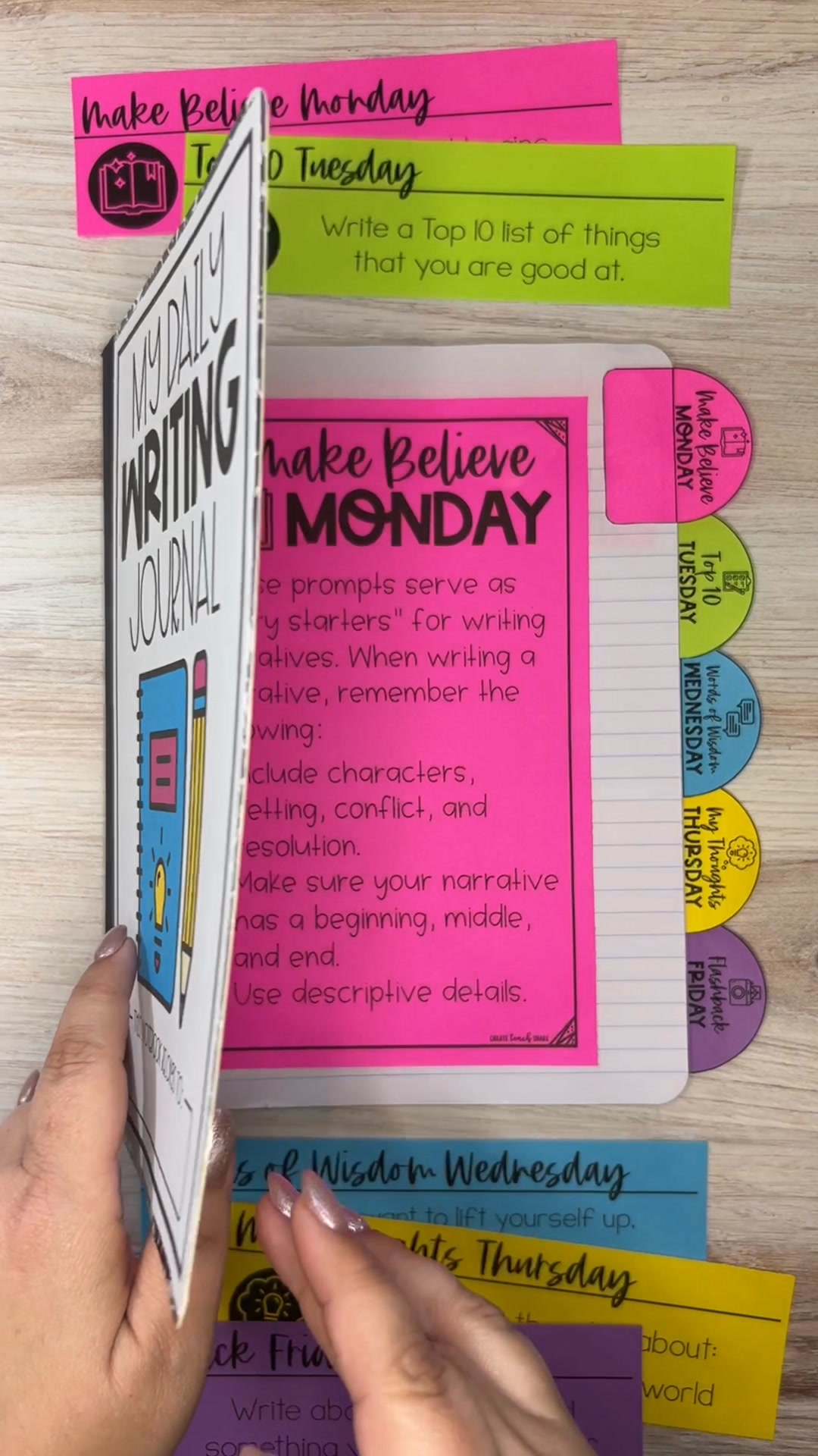 📝 One of my FAVORITES!! These engaging Daily Journal Prompts are a ...