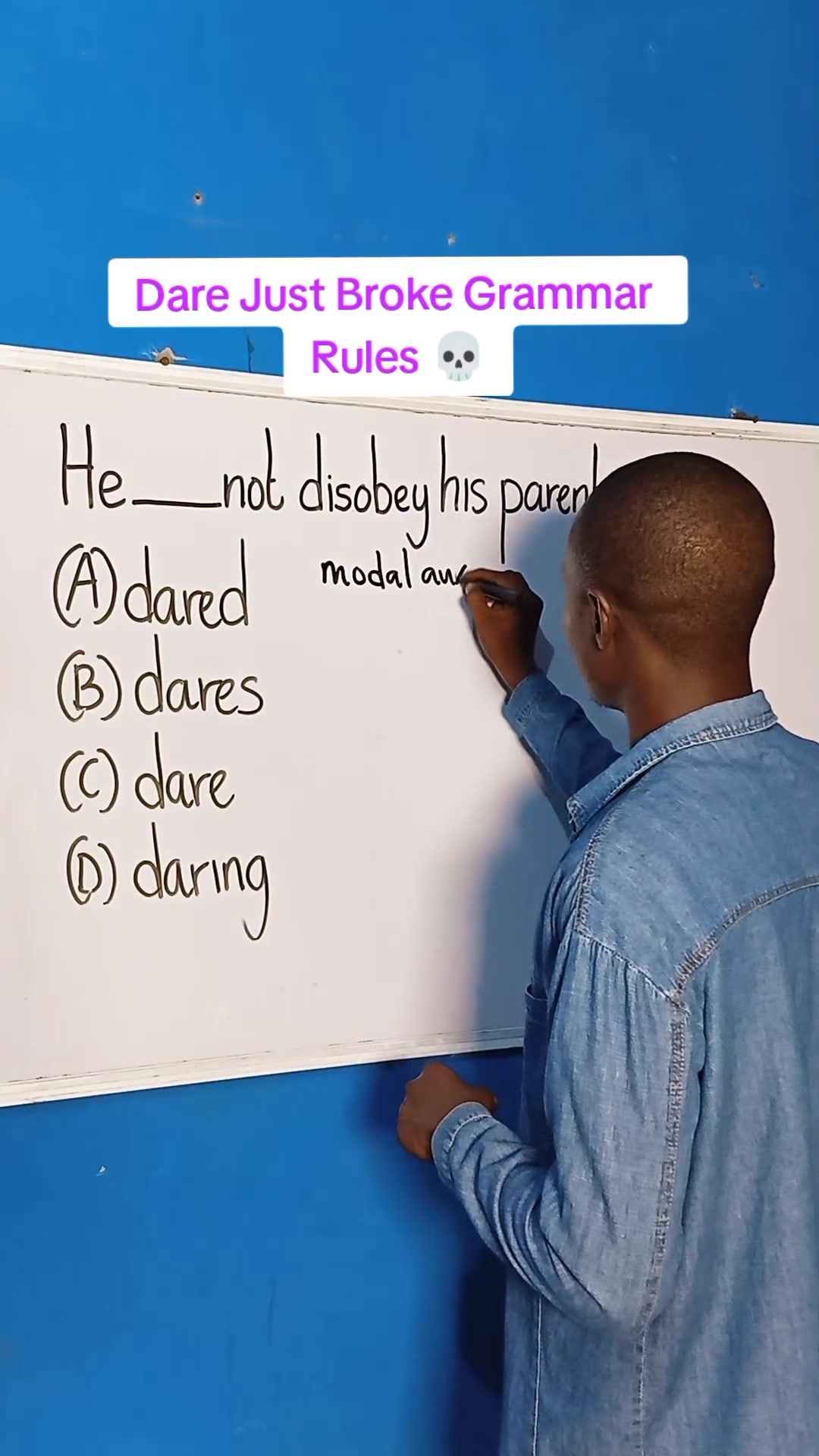 "Dare" Just Broke Grammar Rule #grammar #grammartips #english # ...
