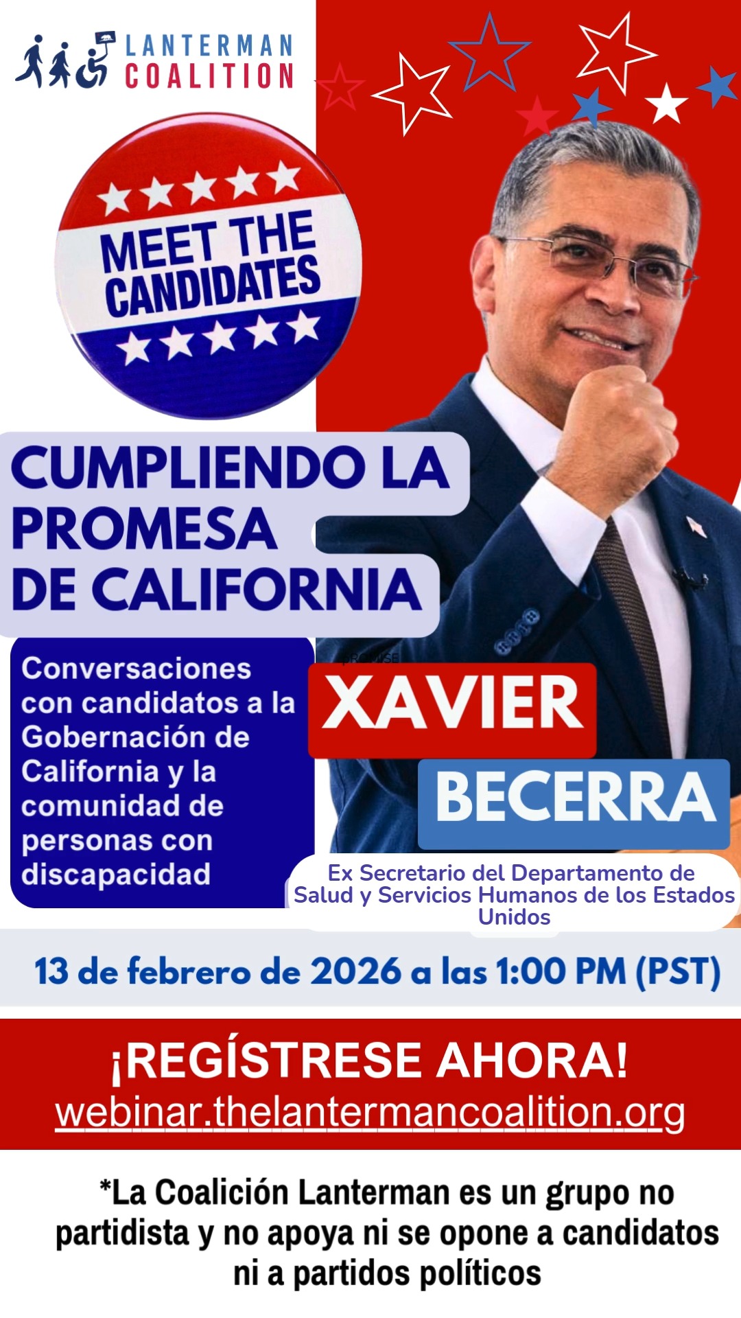 Cambio De Fecha La Entrevista De La Coalición Lanterman Con Xavier
