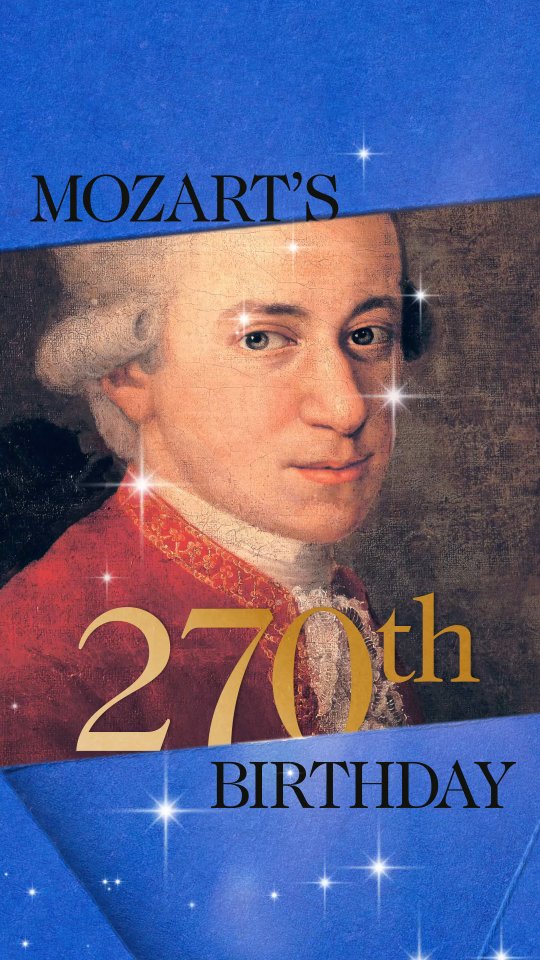Happy 270th Birthday, Mozart! 🎉 On 27 January 1756, at eight o’clock in ...