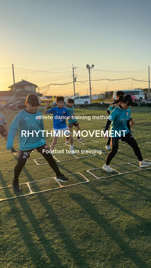 AgiLhythm training for the football team⚽️ @agilhythm #agilhythm #アジリズム ...