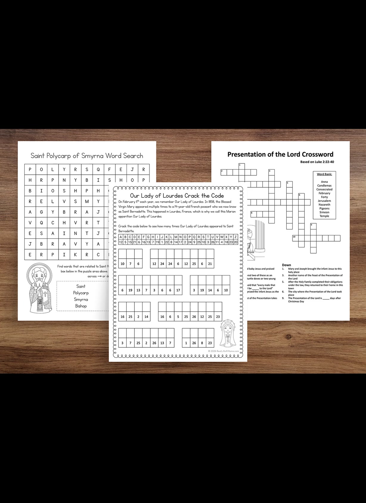 Catholic - Ash Wednesday word search printables - included in the ...