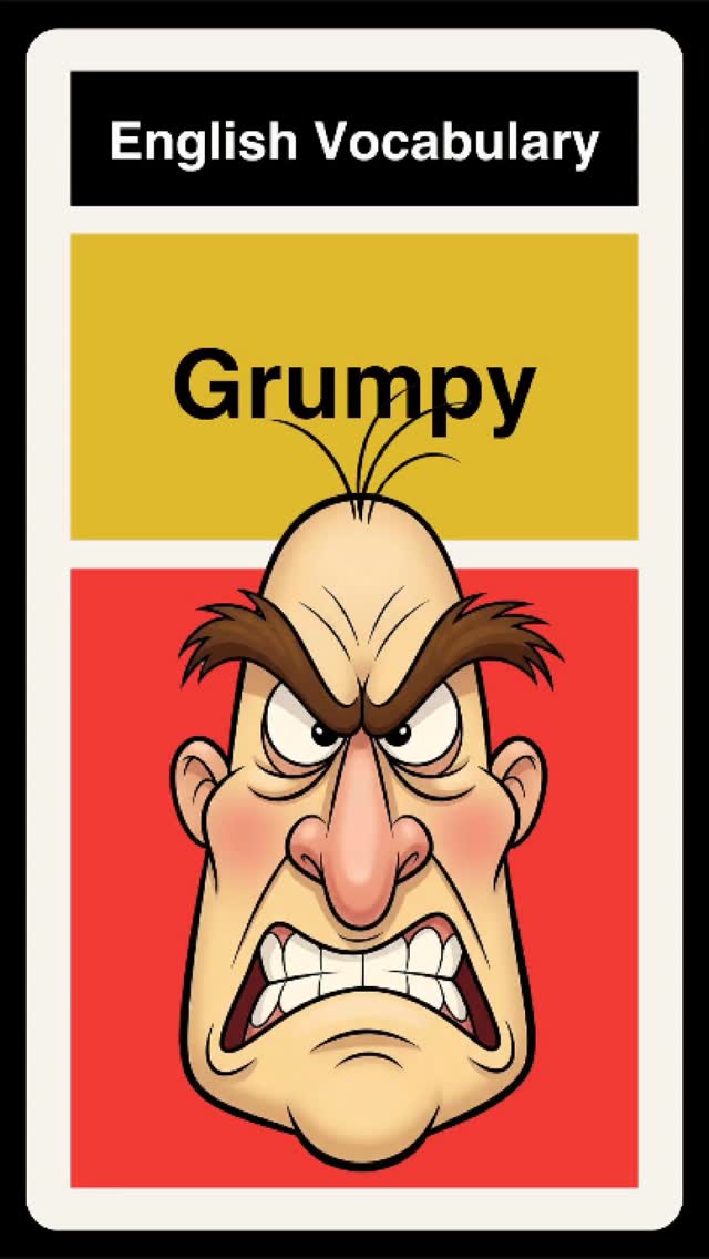 Are you grumpy? 🤭 A fun English word explained 😁 | WordCraft Academy ...