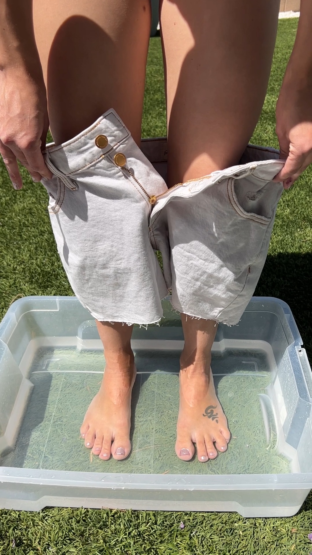 She Tie Dyed Her Shorts Shorts Waffle Iron Rick Lax Video