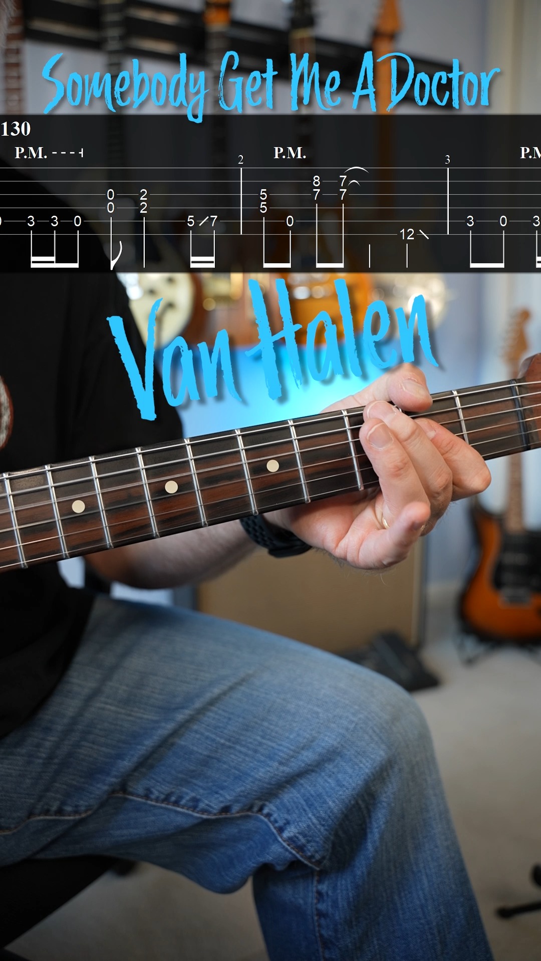 Somebody Get Me A Doctor guitar riff by Van Halen with tabs | GuitArmy ...