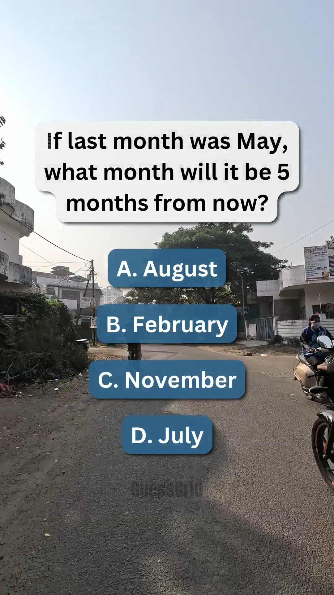 Riddle me this: What month comes 5 months after May? 🤔 #BrainTeaser # ...