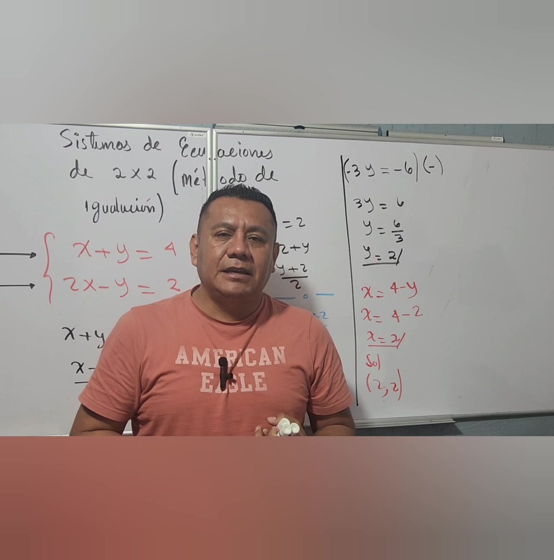 Solucionando Un Sistema De Ecuaciones De 2x2 Usando El Método De 2863