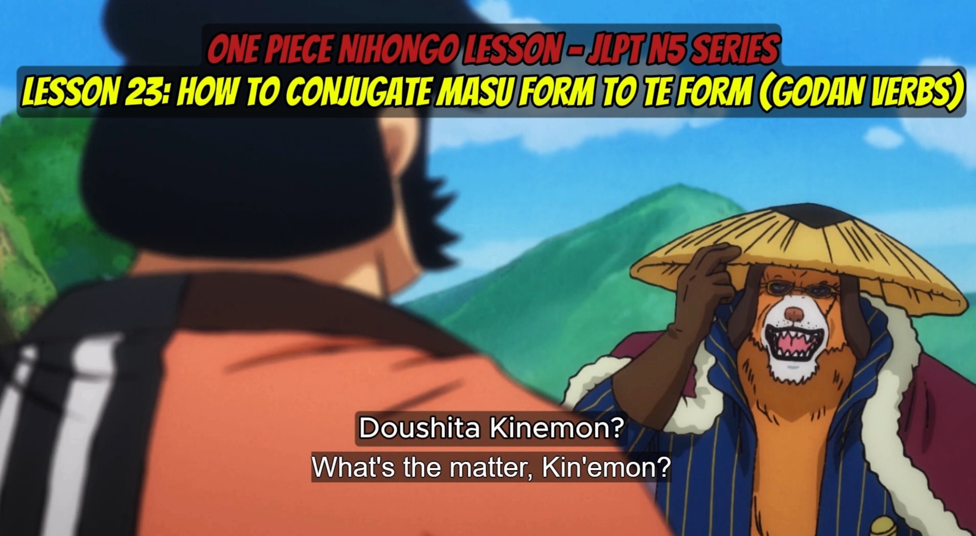 Konnichiwazzup nakamas! 🫡 Let's start our free One Piece Nihongo lesson ...