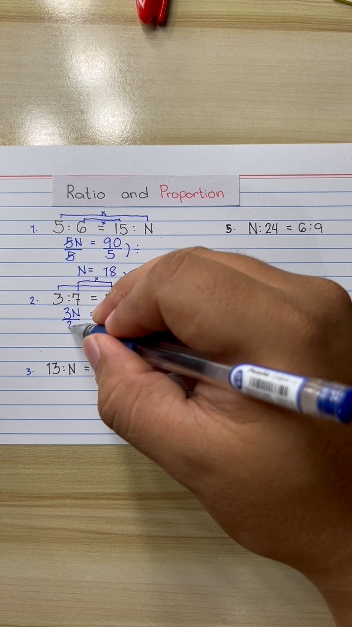 Ratio and Proportion 📕#reels #fyp #math #mathematics #numbers #trick # ...