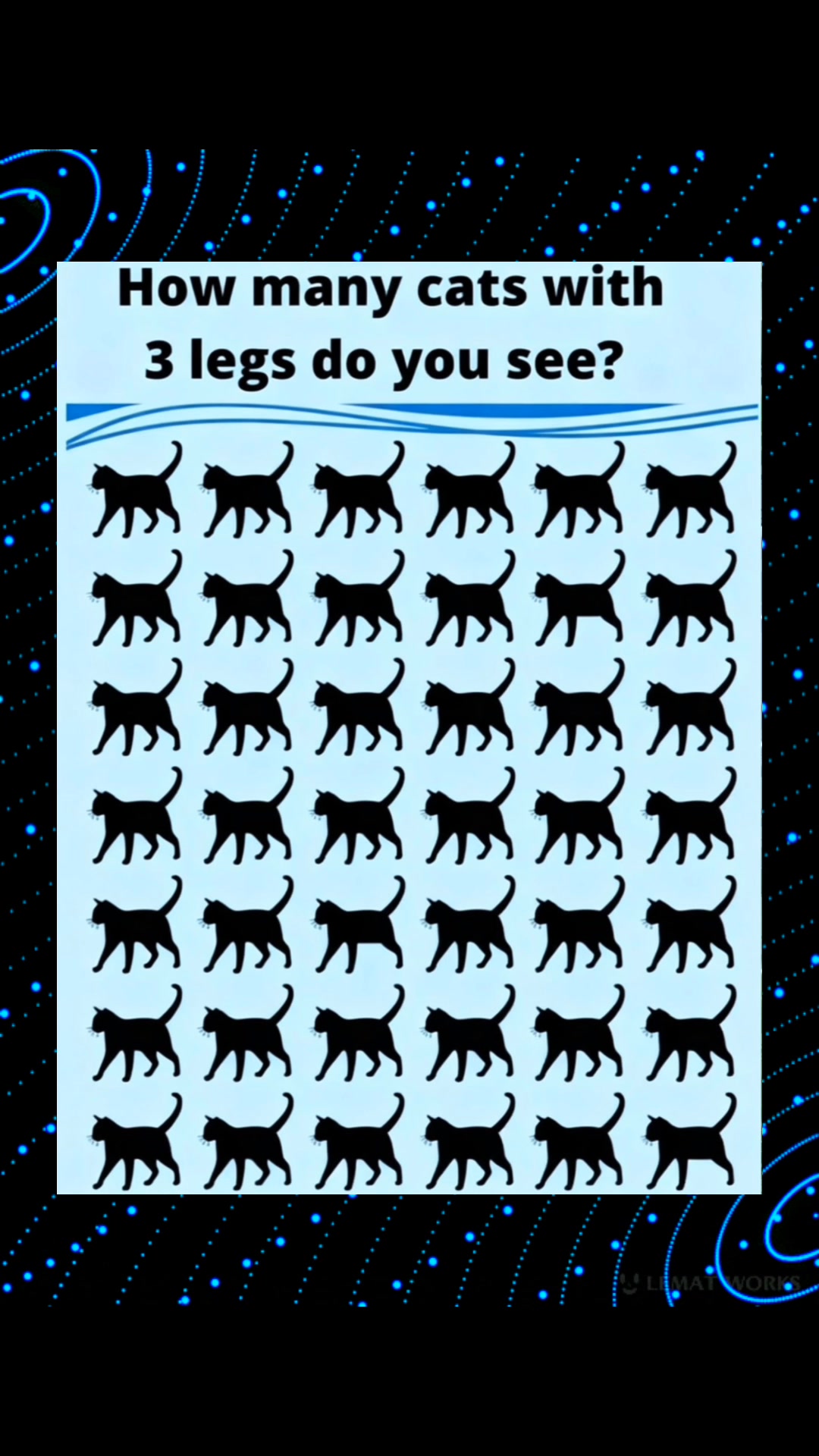iPhone Quiz - How many cats with 3 legs Do You See 🙈?... | Facebook