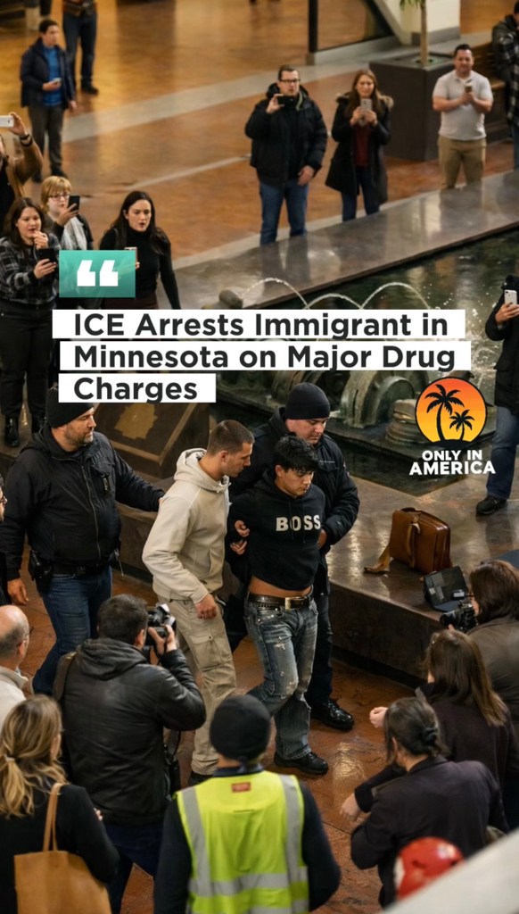 ICE agents arrest an immigrant in Minnesota on felony drug charges tied ...