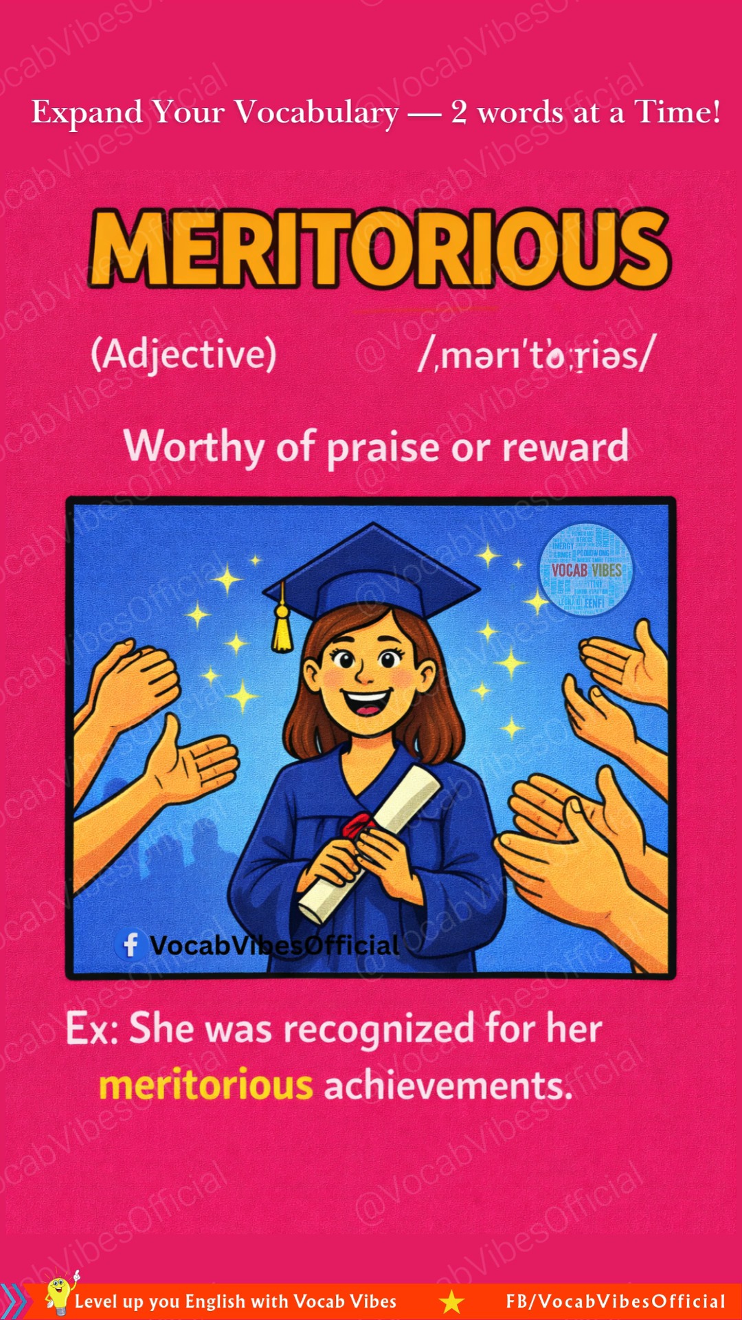 Vocab Vibes - 🛑 Vocabulary Boost — Let’s Practice! 📚 Words... | Facebook