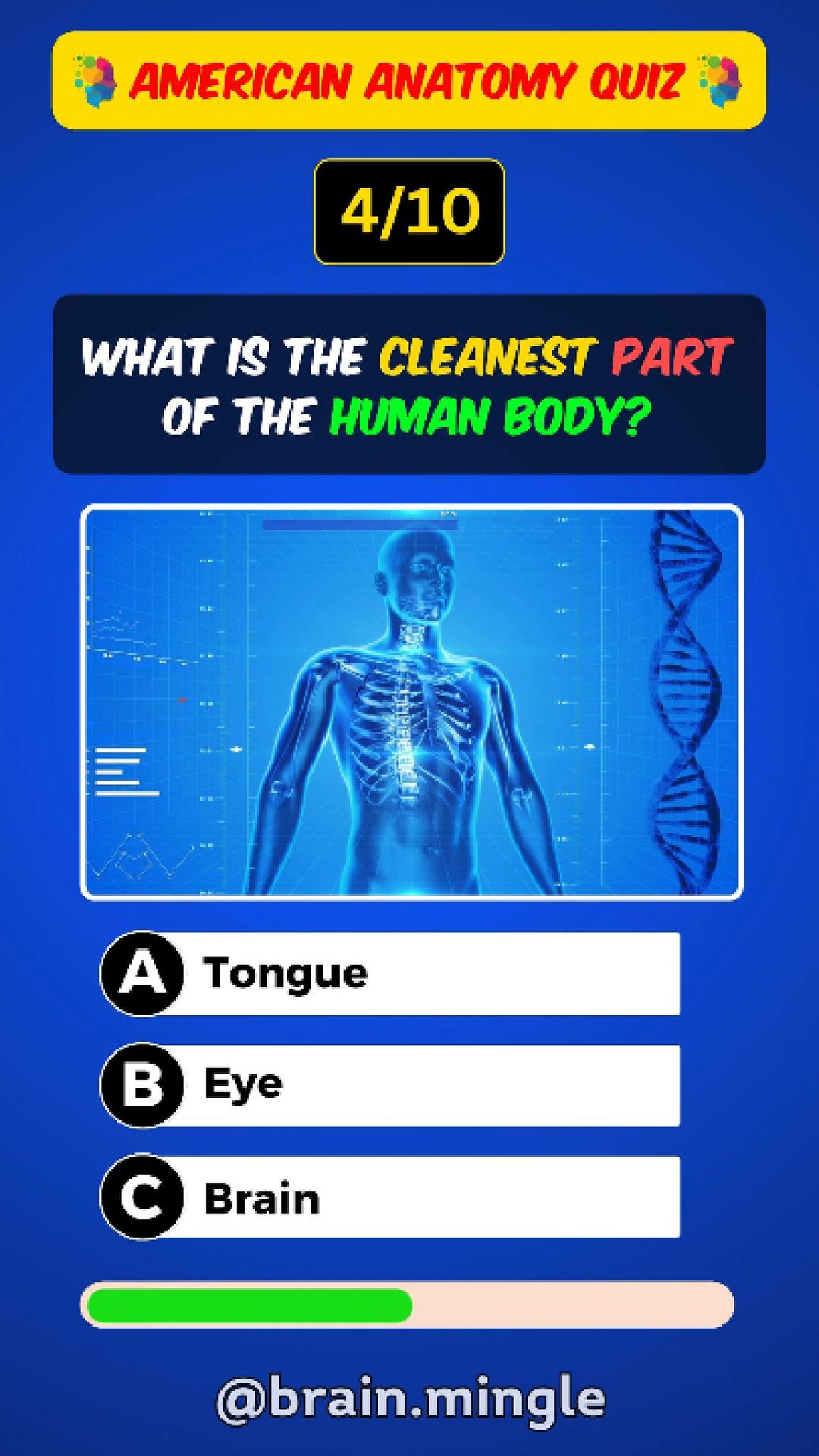 Human Anatomy quiz 🤔🧠 #humananatomyquiz #anatomyquiz #quiz #trivia # ...