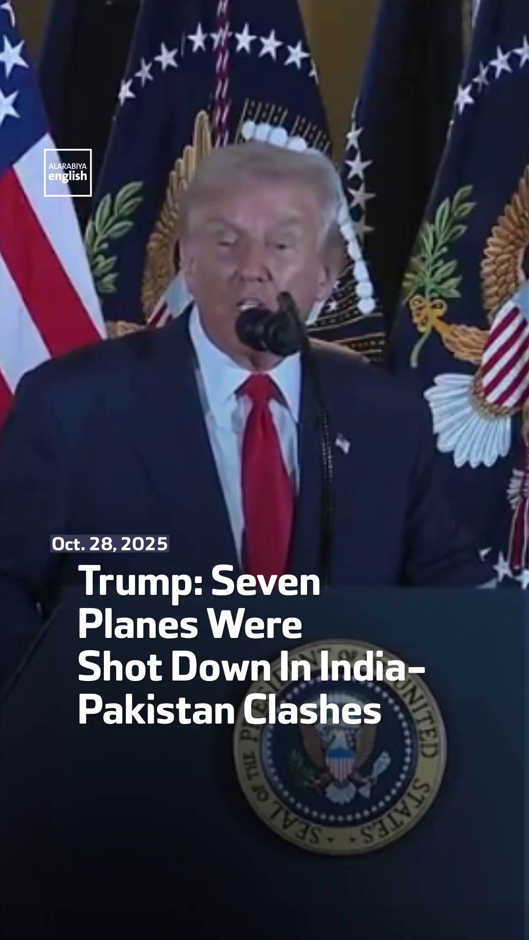 US President Donald Trump says “seven brand new beautiful planes were ...