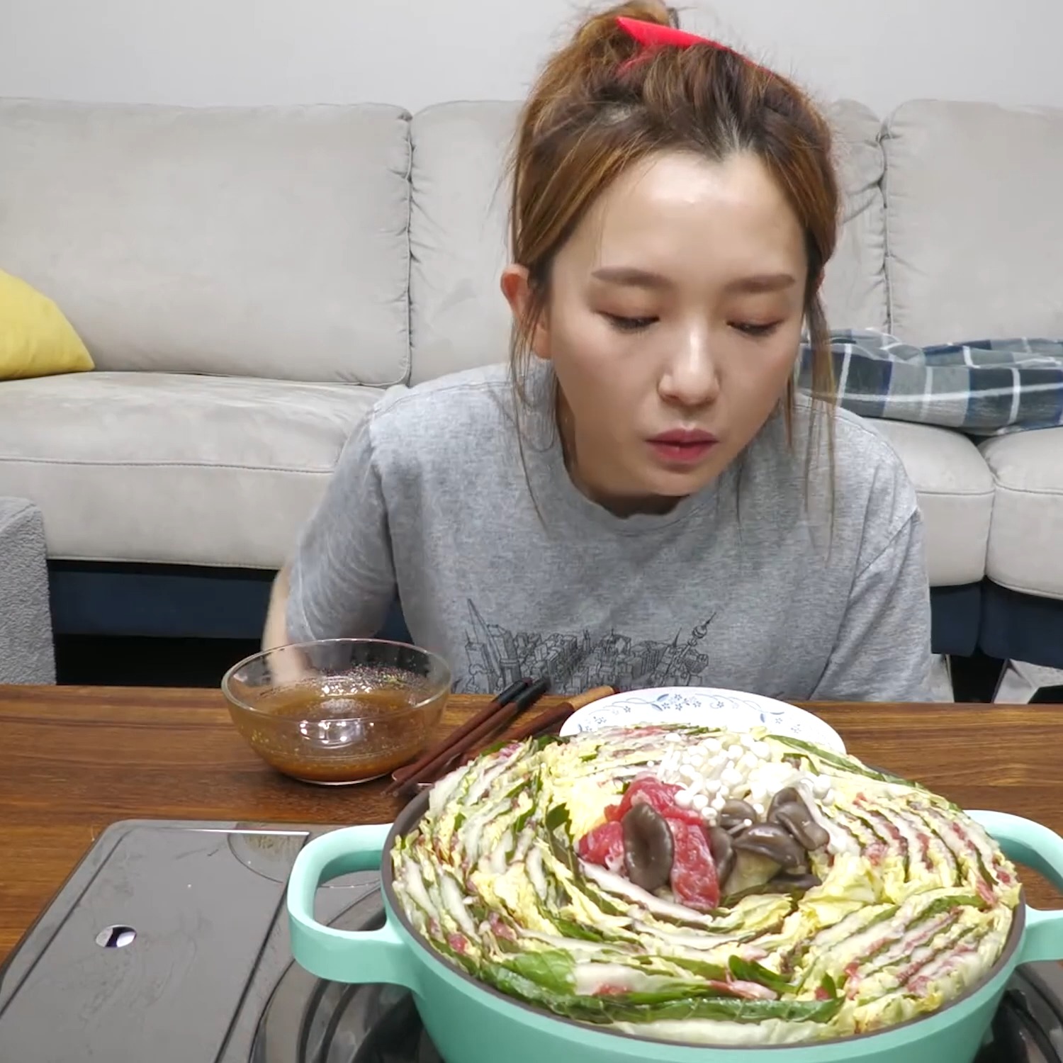 햄지 Hamzy Mukbang Yummy Mille Feuille Nabe Real Mukbang Super