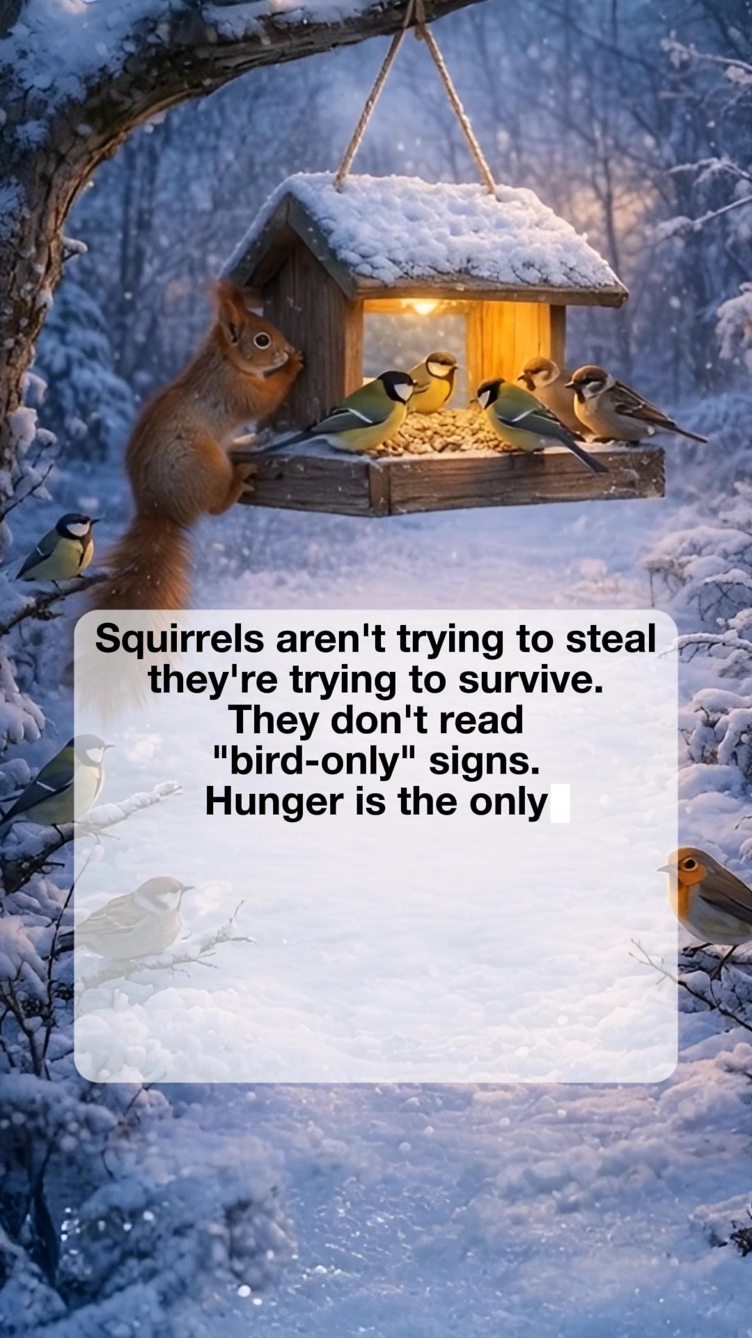 In winter, every seed matters. Cold temperatures, snow, and frozen ...
