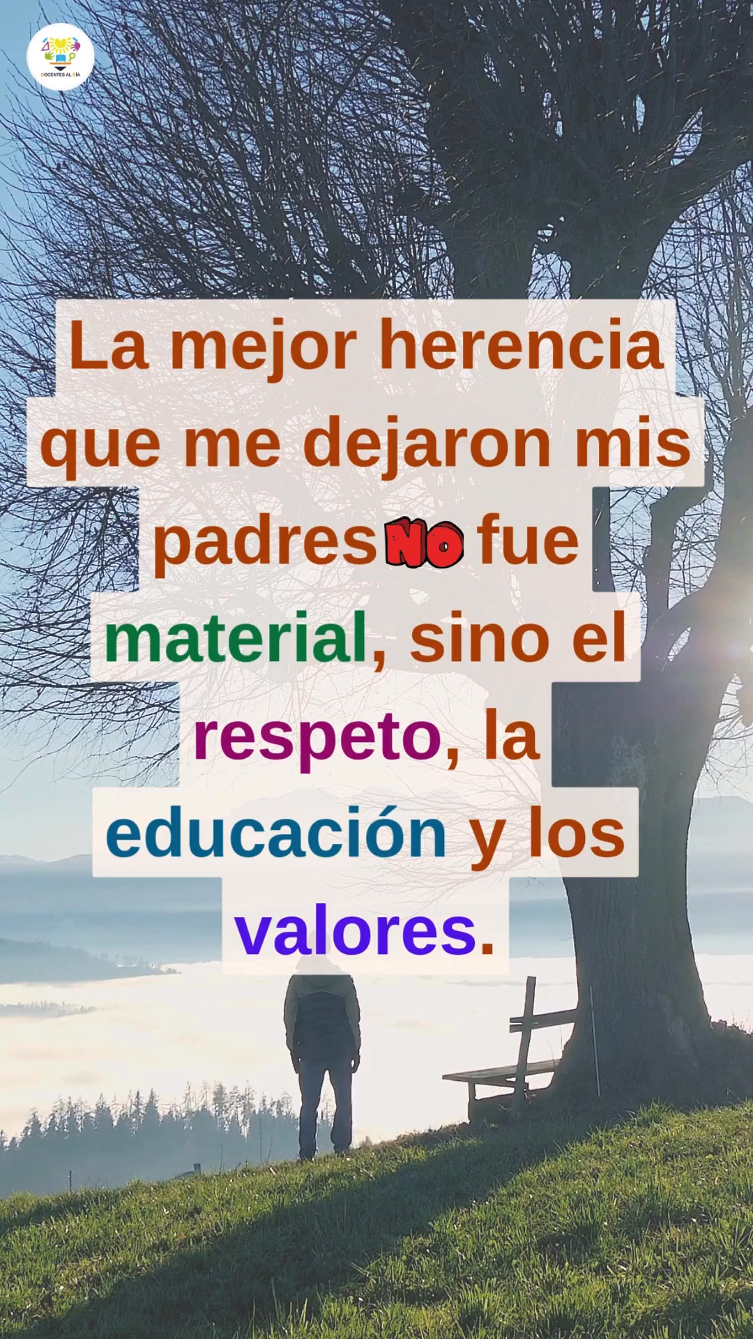 La mejor herencia que me dejaron mis padres no fue material, sino el ...