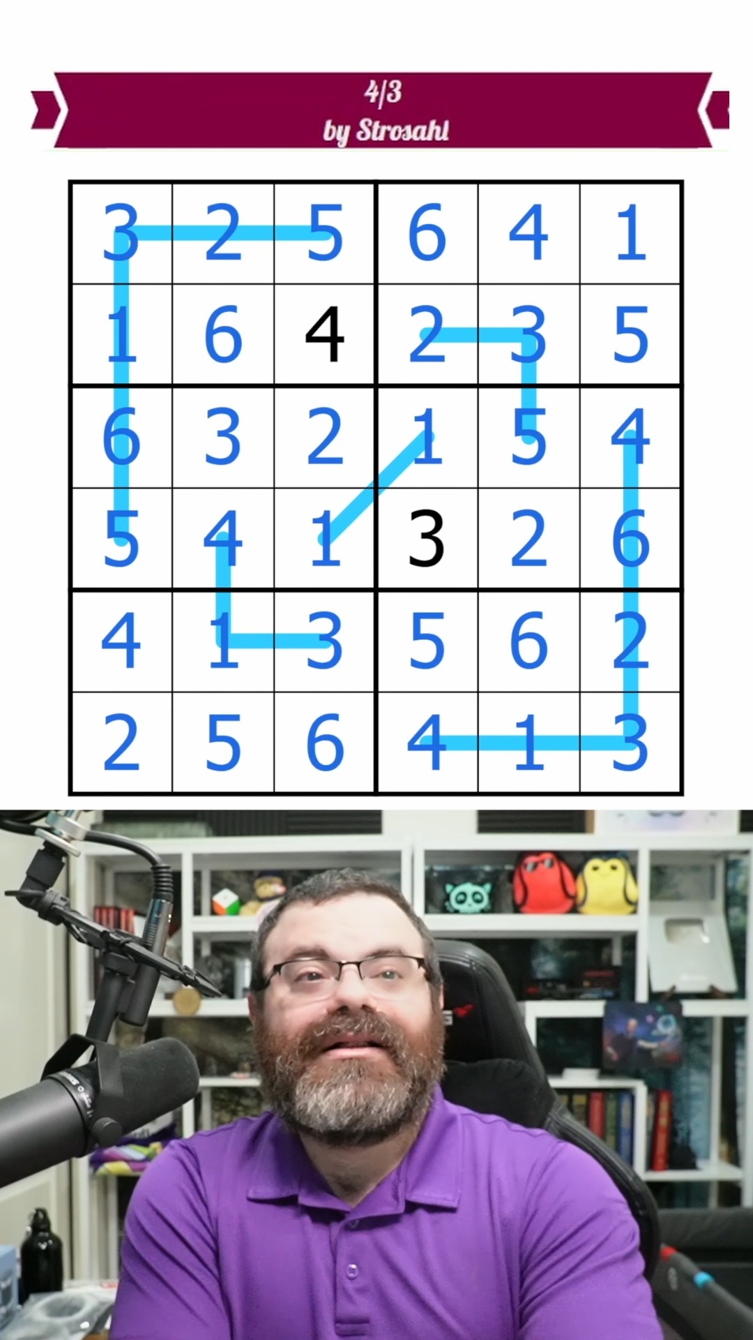 Sudoku Adventure 949 "4/3" by Strosahl Solve here: https://sudokupad ...