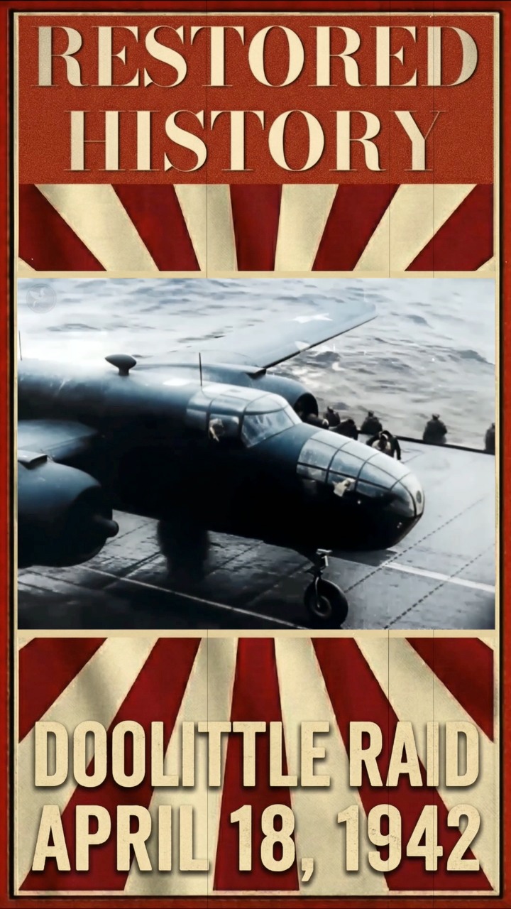 The Doolittle Raid: Rare Restored Footage of the First Strike on Japan ...